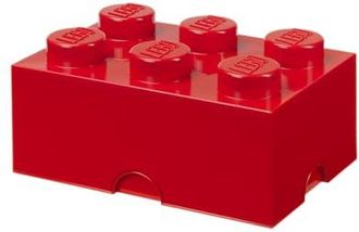 Room Copenhagen LEGO Storage Brick 6, rouge