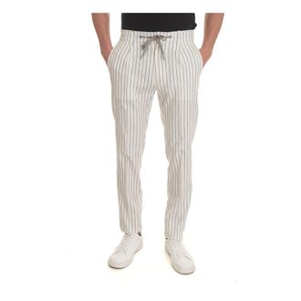 Berwich Leinenhose mit Spitze - - Trousers - Herren - Beige - M