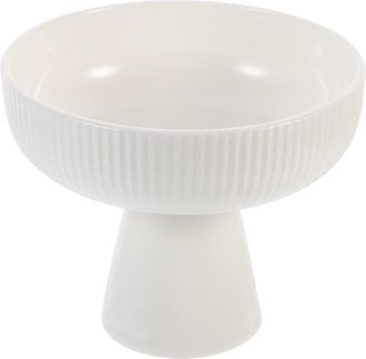 Lurrose Keramische Dessertschale Mit Fu&szlig; 4.7 Zoll Eisschale Nordic Stil Porzellan Eiscremetaler F&uuml;r Eisbecher Milchshakes Parfaits Und Snacks