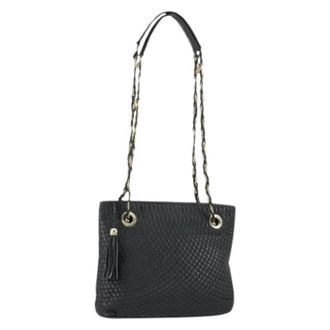 Bally Pre-owned Leder Schultertasche - - Pre-owned - Damen - Schwarzk - ONE SIZE