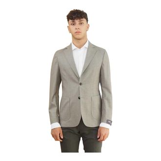 Barba Herren, Jacken, Grau, MGröße