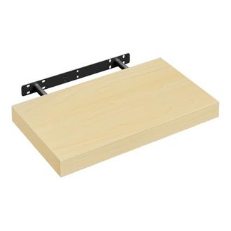 Woltu Étagère Murale, Étagère Flottante de CD, pour Salon, Cuisine, Chambre, Salle de Bain 40x22.9x3.8cm, Jaune Chêne RG9372kei