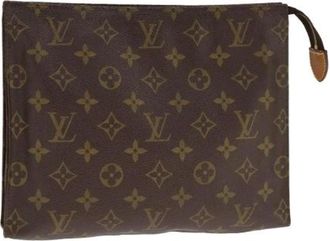 Louis Vuitton unisex, Pre-owned, Brun, Taille: ONE Size Pochette en toile Pre-owned
