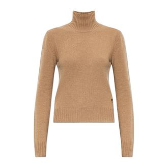 Ami Kaschmir-Rollkragenpullover - - Knitwear - Damen - Beige - M
