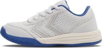 Hummel MULTIPLAY Flex LC Junior Sportschuhe, Synthetik, Wei&szlig;-Blau, Schn&uuml;rung (Riverside, EU Schuhgr&ouml;&szlig;ensystem, Erwachsene, Numerisch, M, 40)