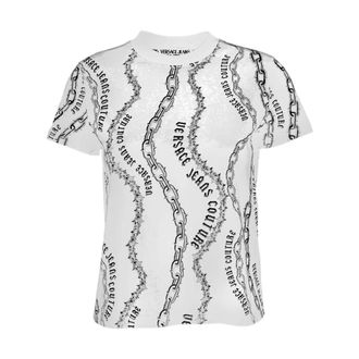 Versace Jeans Couture T-Shirts und Polos - - Tops - Damen - Wei&szlig; - 2XS