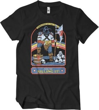Steven Rhodes T-shirt « Youre Killing It » - Bleu marine, Noir, XXL