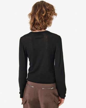 Iro V-Neck Sweater - Black