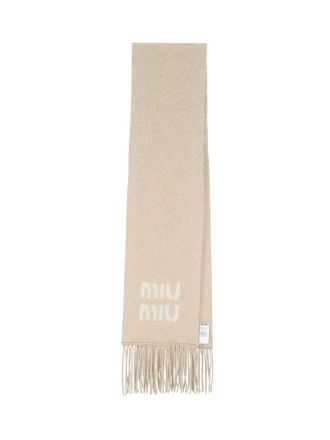 Miu Miu Logo Scarf