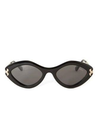 Pucci Sonnenbrille mit geometrischem Gestell - Schwarz