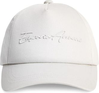 Emporio Armani Baseballkappe mit Logo-Stickerei - - Accessories - unisex - Wei&szlig; - ONE SIZE