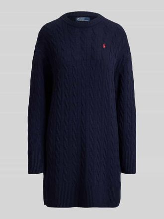 Polo Ralph Lauren Flie&szlig;endes Freizeitkleid aus Woll-Kaschmir-Mix