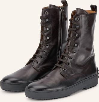 Tod's Tods Schn&uuml;rboots braun