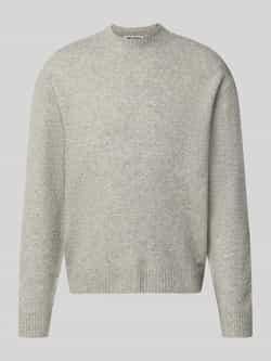 Review Relaxed Fit Strickpullover aus Material-Mix mit Baumwoll-Anteil