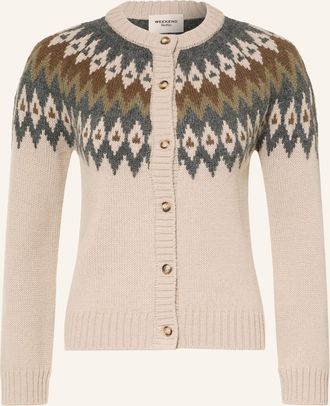 Max Mara Weekend Max Mara Strickjacke Targa Mit Alpaka beige