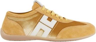 Elisabetta Franchi Femme, Chaussures, Orange, Taille: 40 EU Baskets en Nappa
