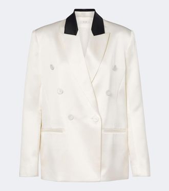 The Sei Blazer aus Seidensatin