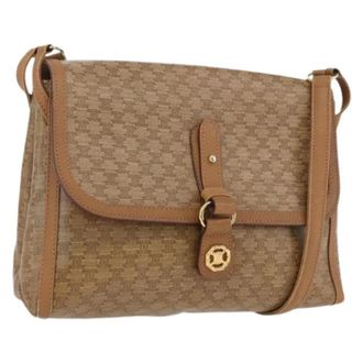 Celine Pre-owned Vintage Canvas Schultertasche - - Pre-owned - Damen - Beige - ONE SIZE