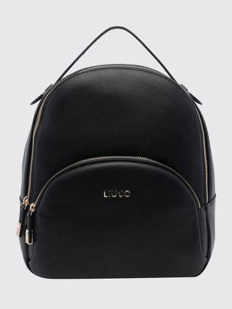 Liu Jo Sac &agrave; dos en polyester avec logo m&eacute;tallique et bretelles r&eacute;glables