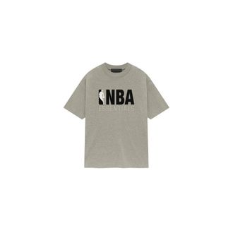 Fear of God T-Shirt Warm Heather - - Tops - Herren - Grau - M