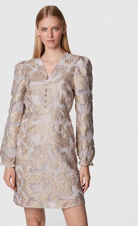 Bruuns Bazaar Coctailkleid Alba Mia BBW3097 Grau Regular Fit