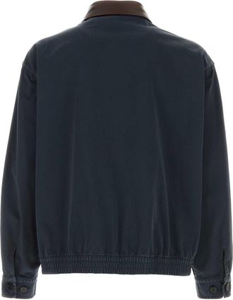 Prada Cotton Harrington Jacket - Navy