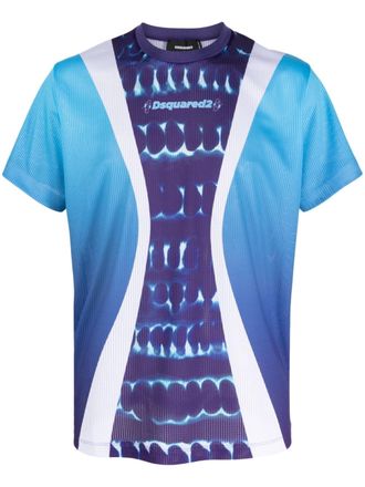 Dsquared2 t-shirt &agrave; imprim&eacute; graphique - Bleu