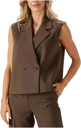 Modstr&ouml;m Damen, Jacken, Braun, XLGr&ouml;&szlig;e