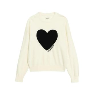 Zadig&Voltaire Soulo Pullover - - Knitwear - Damen - Wei&szlig; - S
