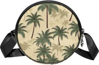 Generic Sac &agrave; bandouli&egrave;re Circle pour femme, petit sac &agrave; bandouli&egrave;re vert avec fermeture &eacute;clair, bretelles r&eacute;glables, sac &agrave; main rond d&eacute;contract&eacute; pour femmes 