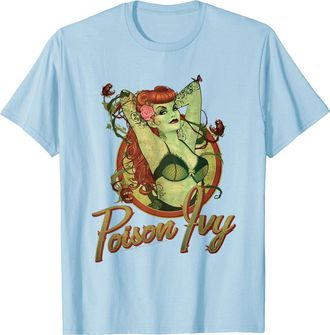 DC Comics Justice League Bombshell Poison Ivy Badge T-Shirt