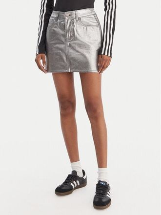 adidas Minirock 3-Stripes KD2899 Silberfarben Regular Fit