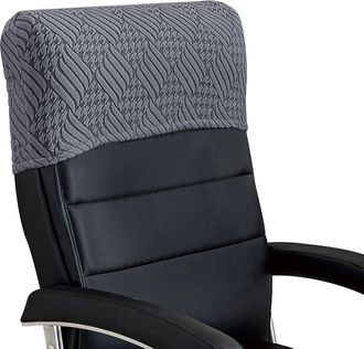 Generic Stretch Kopfst&uuml;tzenbezug Jacquard Kopfst&uuml;tzenschutz f&uuml;r B&uuml;rost&uuml;hle Kopfst&uuml;tzenbez&uuml;ge f&uuml;r Computerst&uuml;hle mit hoher R&uuml;ckenlehne M&ouml;bel Liegestuhl 1 Packu