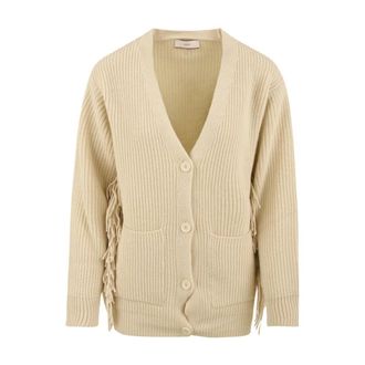 Akep Cob stitch Strickjacke - - Knitwear - Damen - Wei&szlig; - S