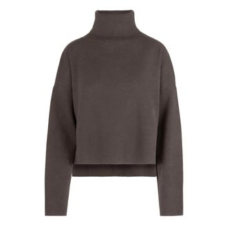 Bomboogie Femme, Pulls, Brun, Taille: 44 FR Col Roul&eacute; en Coton