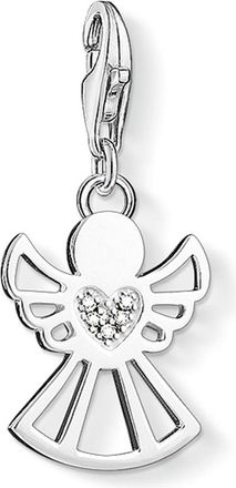 Thomas Sabo Thomas Sabo Damen Charm-Anhänger Engel Diamant Charm Club 925 Sterling Silber DC0029-725-14