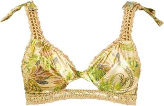 Del Maar Femme, Maillots de bain, Vert, Taille: 40 FR Aru Double-Sided Bikini Top