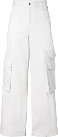GCDS Gcds, Damen, Hosen, Wei&szlig;, 7XLGr&ouml;&szlig;e