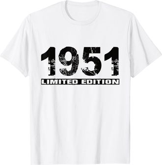 Limited Edition Limitierte Auflage 1951 Geburtstag 1951 Jahr 1951 T-Shirt