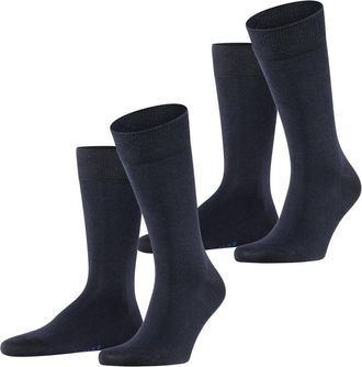 Falke 2er-Pack Socken HAPPY aus langlebiger Kompakt-Baumwolle in