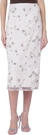 Rotate Rotate Birger Christensen, Femme, Jupes, Multicolore, Taille: 40 FR Tasha Midi Pencil Skirt