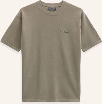 Marc O'Polo Marc Opolo Kurzarm-Pullover braun