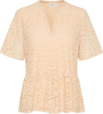Saint Tropez ZannaSZ Bluse - - Blouses & Shirts - Damen - Beige - S
