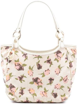 Fendi Crossbody Bags - Zucca Canvas Rose Printed Chef Handbag - Gr. unisize - in Braun - f&uuml;r Damen