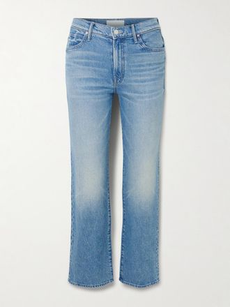Mother Jean Bootcut Taille Mi-haute The Kick It Ankle - Bleu