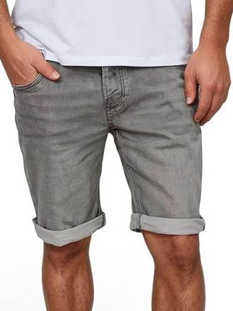 Mustang Jeans Chicago Short en jean pour homme Coupe droite - Gris - 31 W