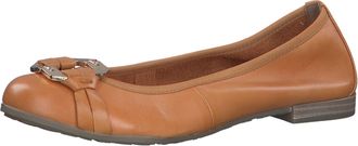 Marco Tozzi Marco Tozzi Damen, Leder, weiches Feel ME Fußbett, 2-22102-42 Ballerinas, Mango, 41 EU