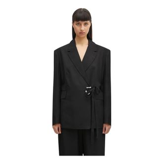 J.W.Anderson Taillierter Wickelblazer - - Jackets - Damen - Schwarzk - XS