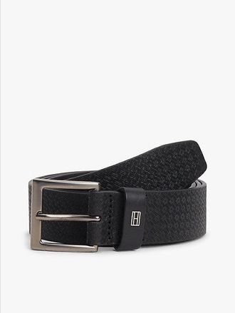 Tommy Hilfiger Ceinture en cuir &agrave; motif drapeau