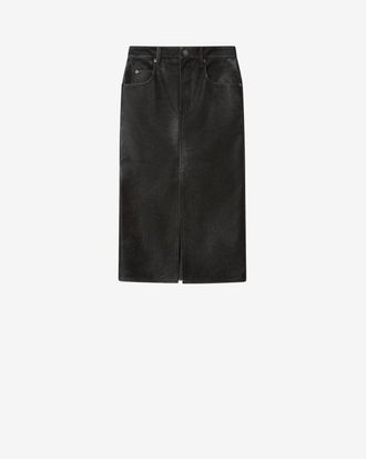 Isabel Marant Jupe Bisane - Femme - Noir - Taille34 - Marant &Eacute;toile